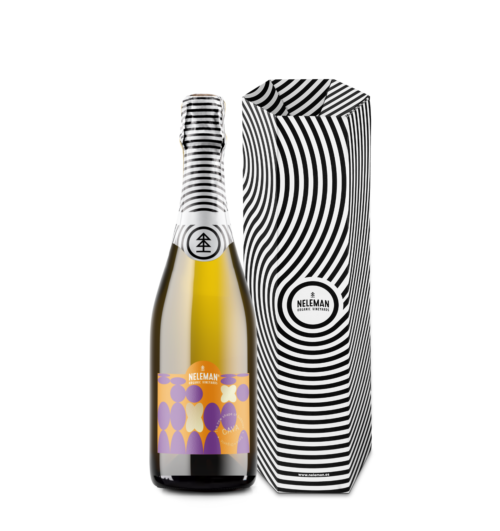 Cava Seco Macabeo Chardonnay Organic Cadeaupakket | 400029